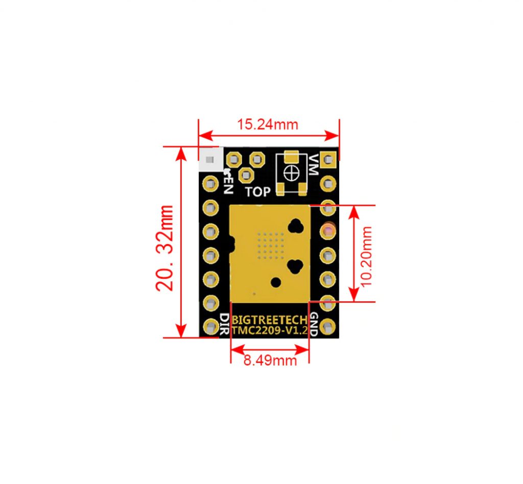 Driver Motor Paso Paso TMC2209 V1.2 SPI 2A 5-29V Ultrasilencioso ...