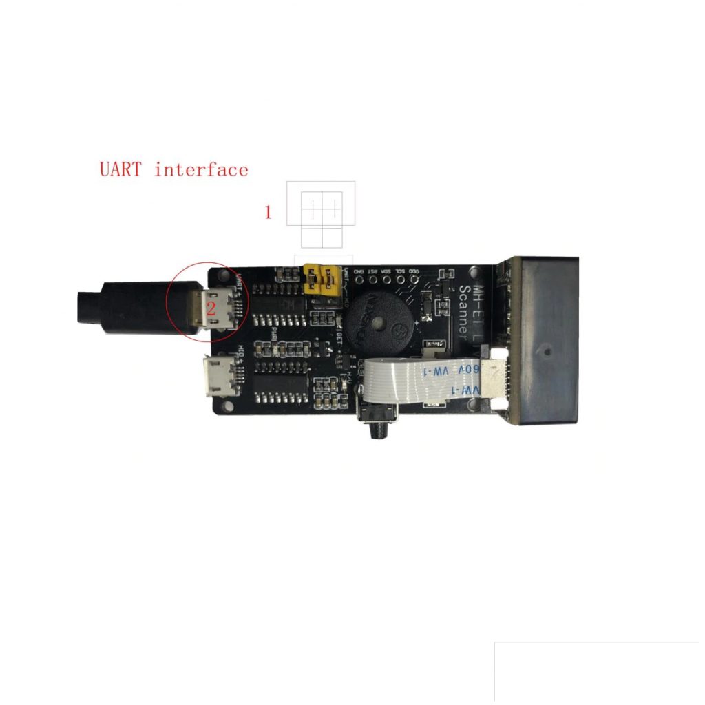Modulo Escaner QR Codigo Barras V3.0 Usb Uart Hmi 1d 2d - yorobotics