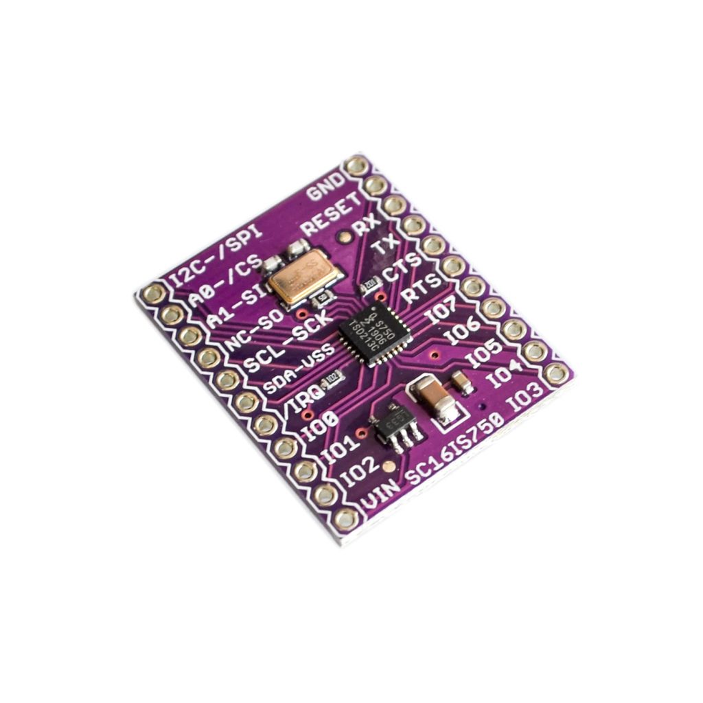 Conversor Uart TTL Bus I2C Spi CJMCU-750 SC16IS750 ESCLAVO - yorobotics