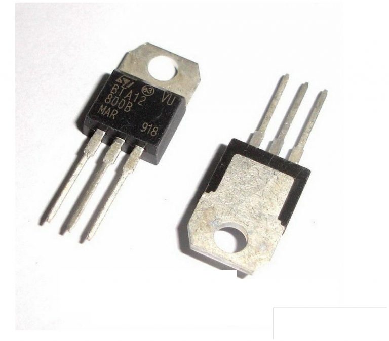 Transistor Triac SCR BTA12-800b Bta12 12A 800V TO-220 - yorobotics