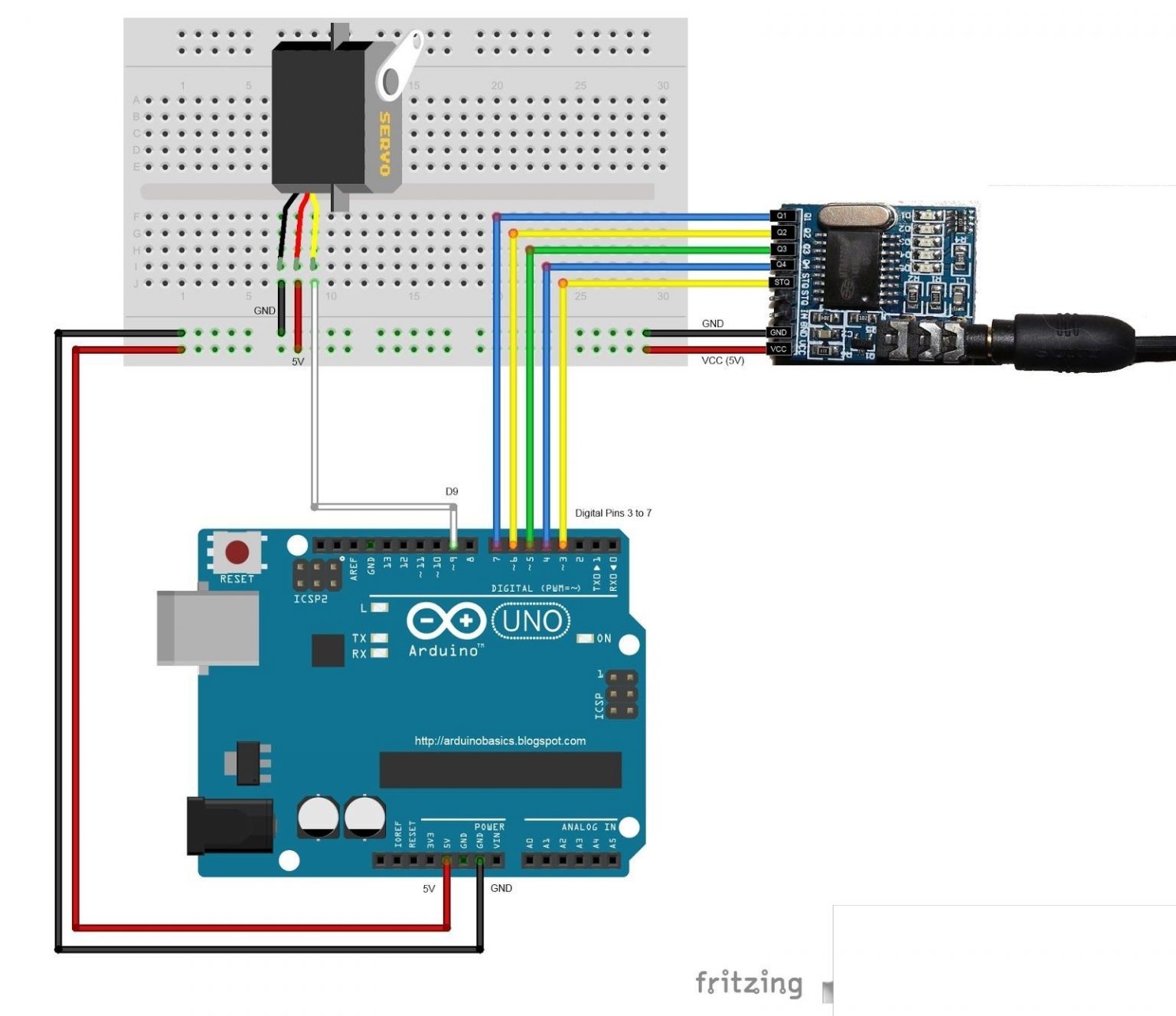 Modulo Decodificador De Tonos DTMF MT8870 - yorobotics