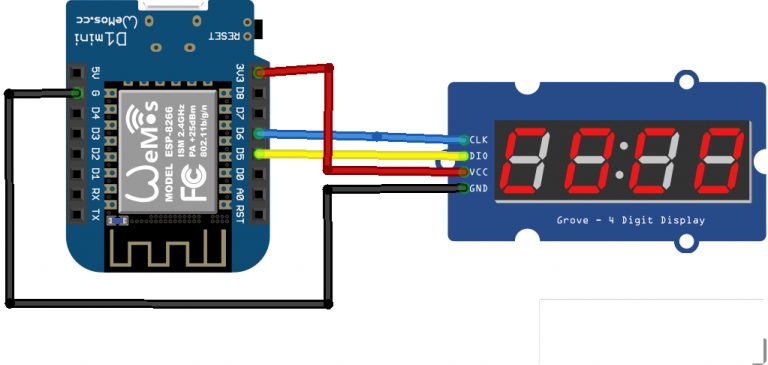 Display 7 Segmentos x4 Digitos TM1637 I2C - yorobotics