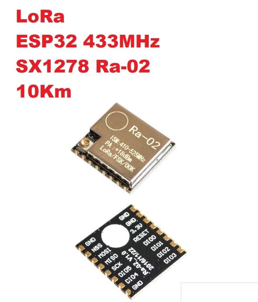 Modulo Radiofrecuencia Rf Transceptor LoRa Ra-02 Esp32 SX1278 433Mhz ...