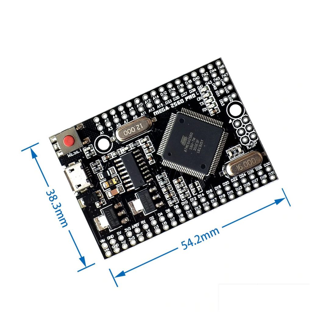 Tarjeta Desarrollo Compatible Arduino Mega Pro Mini 2560 Ch340g ...