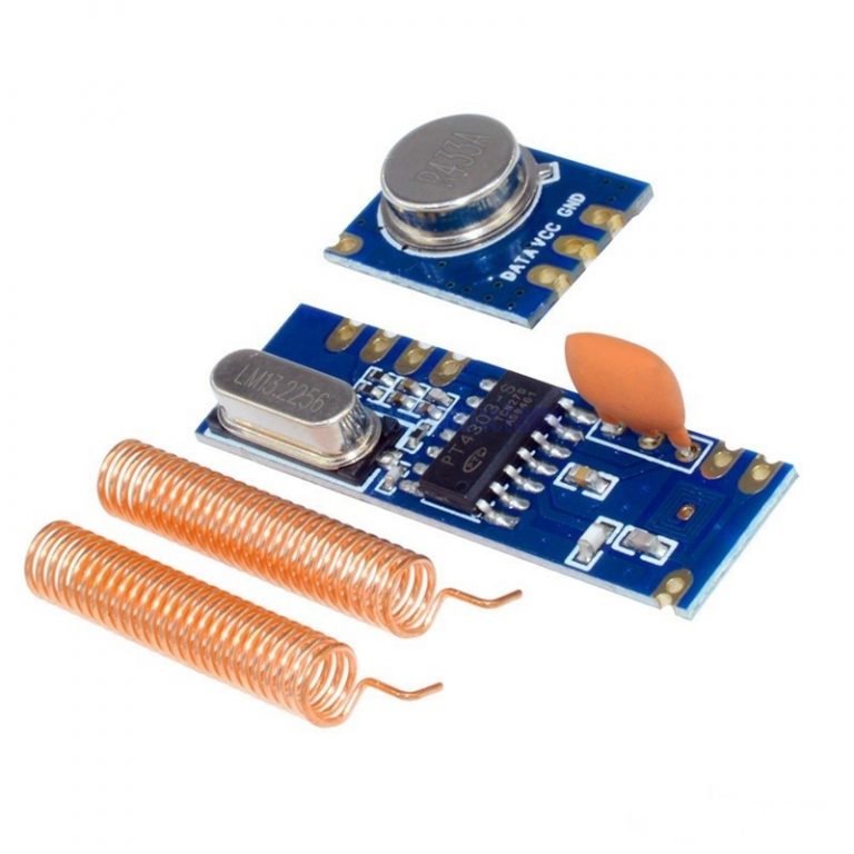 Kit Radiofrecuencia Emisor Receptor 433Mhz Stx882/srx882 con Antena ...
