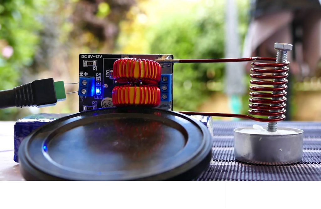 Modulo Induccion Magnetica ZVS 5-12V 120W Bobina 7.5cm - yorobotics