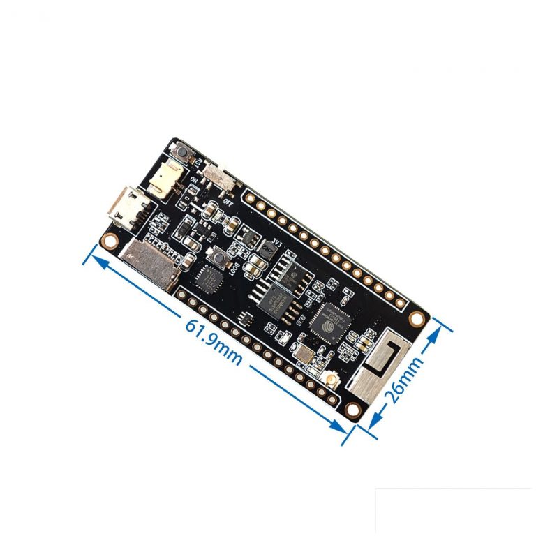 Tarjeta Desarrollo WiFi Bluetooth Esp32 Wrover T8 V1.7 TTGO TF CARD - yorobotics