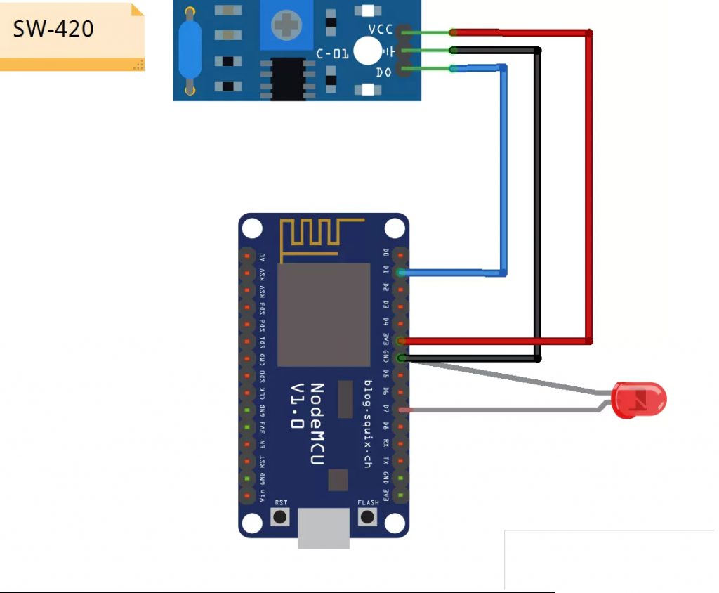Sensor Vibracion SW-420 Sw420 Choque Movimiento - yorobotics