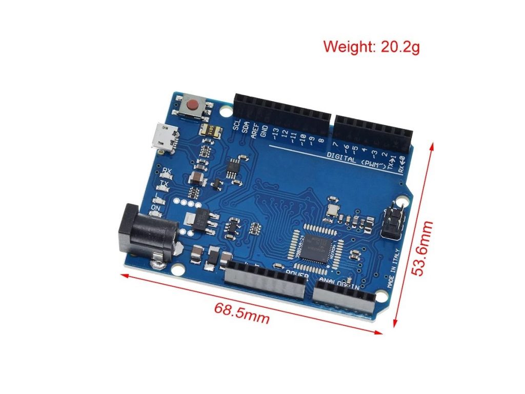 Tarjeta Desarrollo Compatible Arduino Leonardo R3 Atmega32u4 16Mhz Con ...