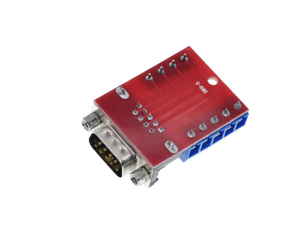Adaptador Conector Db9 Bornera Terminales Macho Rs232 Rs485 - yorobotics