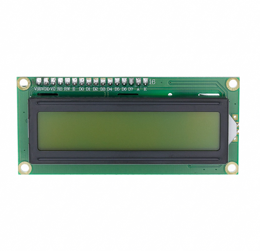 Display Alfanumerico Pantalla Lcd 1602 16×2 + Conversor I2c Verde ...