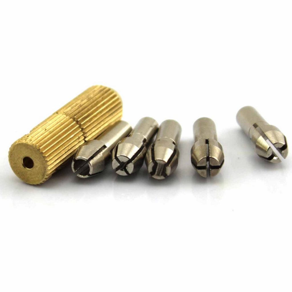 Mini Mandril Portabrocas 0.8-3.2mm Eje 2.3mm Pcb Brocas - yorobotics