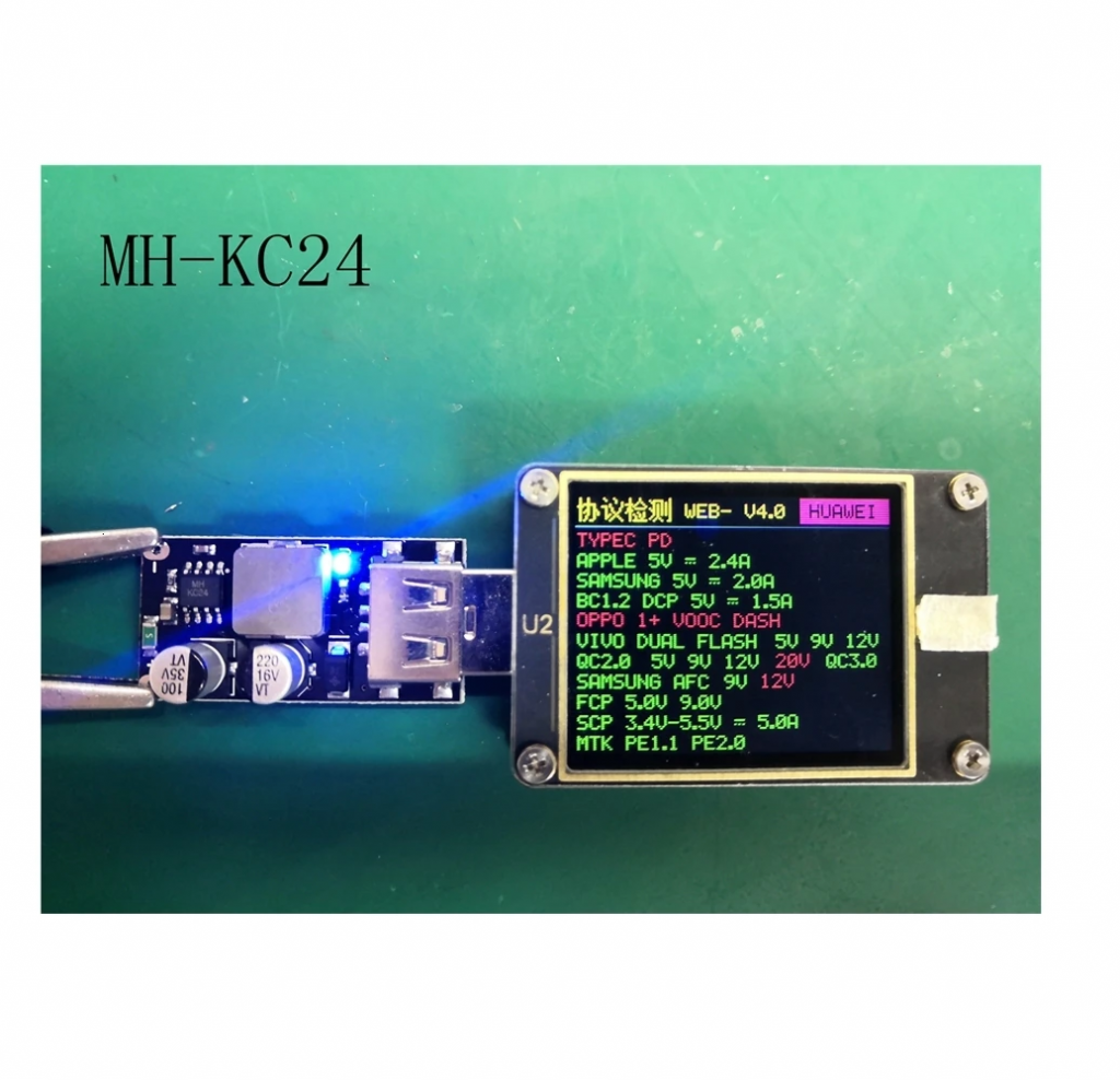 Modulo Carga Rapida 5-32V DC 24W QC30 MH-KC24 Apple Step-down - yorobotics