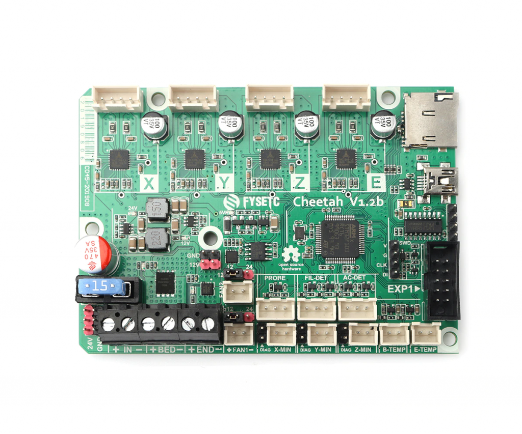 Tarjeta Control Impresora 3d Cheetah V1.2b 32bit STM32F103RCT6 TMC2208 ...