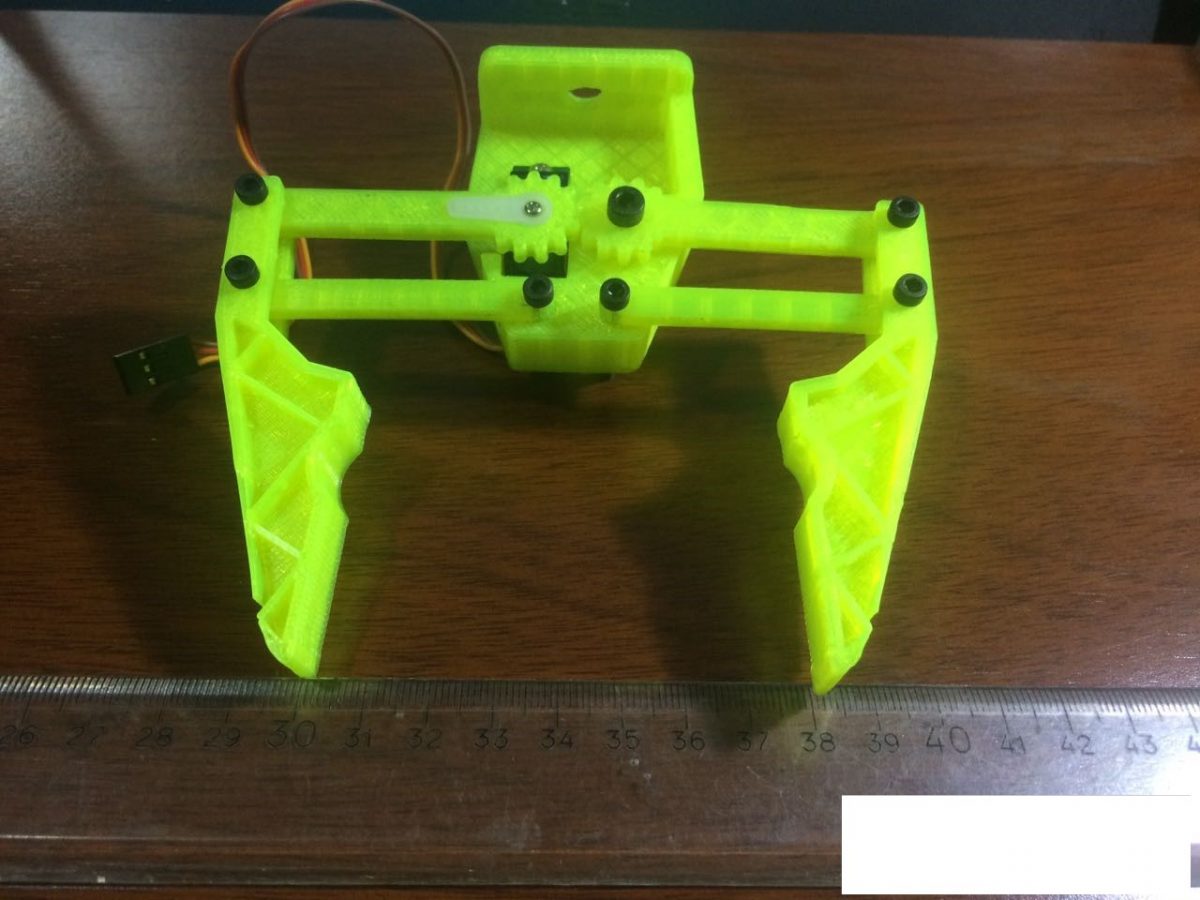 Pinza Garra Robotica Plastica 8cm Apertura Servo Mg90 - yorobotics
