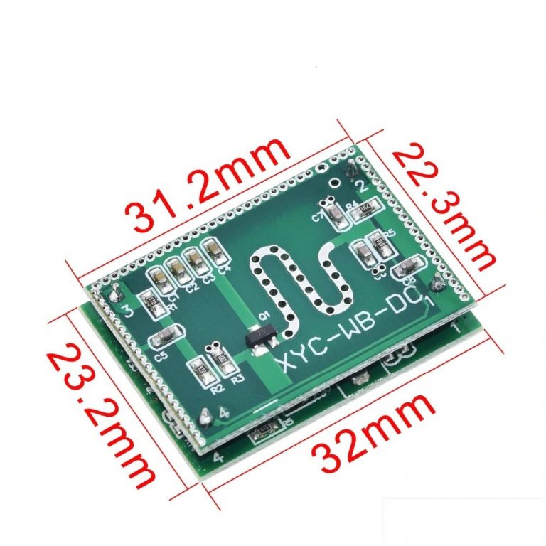Sensor Proximidad Movimiento Radar XYC-WB-DC 6-9mt - yorobotics