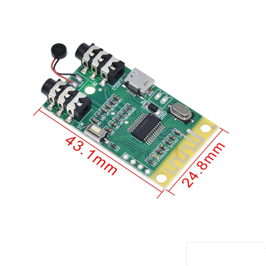Modulo Transmisor Receptor Audio Bluetooth 4.2 12mt - yorobotics