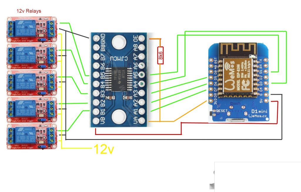 Conversor Nivel Logico TXS0108E 8-bit 8 Canales 3.3-5v Ttl - yorobotics