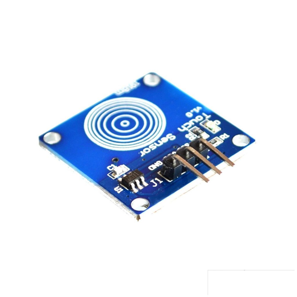 Sensor Tactil Mini Touch TTP223 Capacitivo Azul - yorobotics