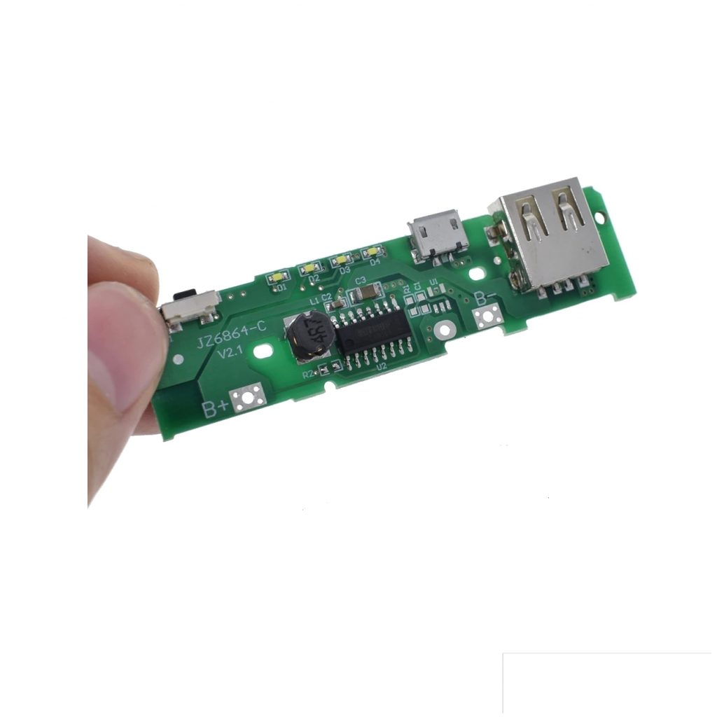 Powerbank Cargador Bateria 1S 1 Celda 5V 1A JZ6864-c 18650 - yorobotics