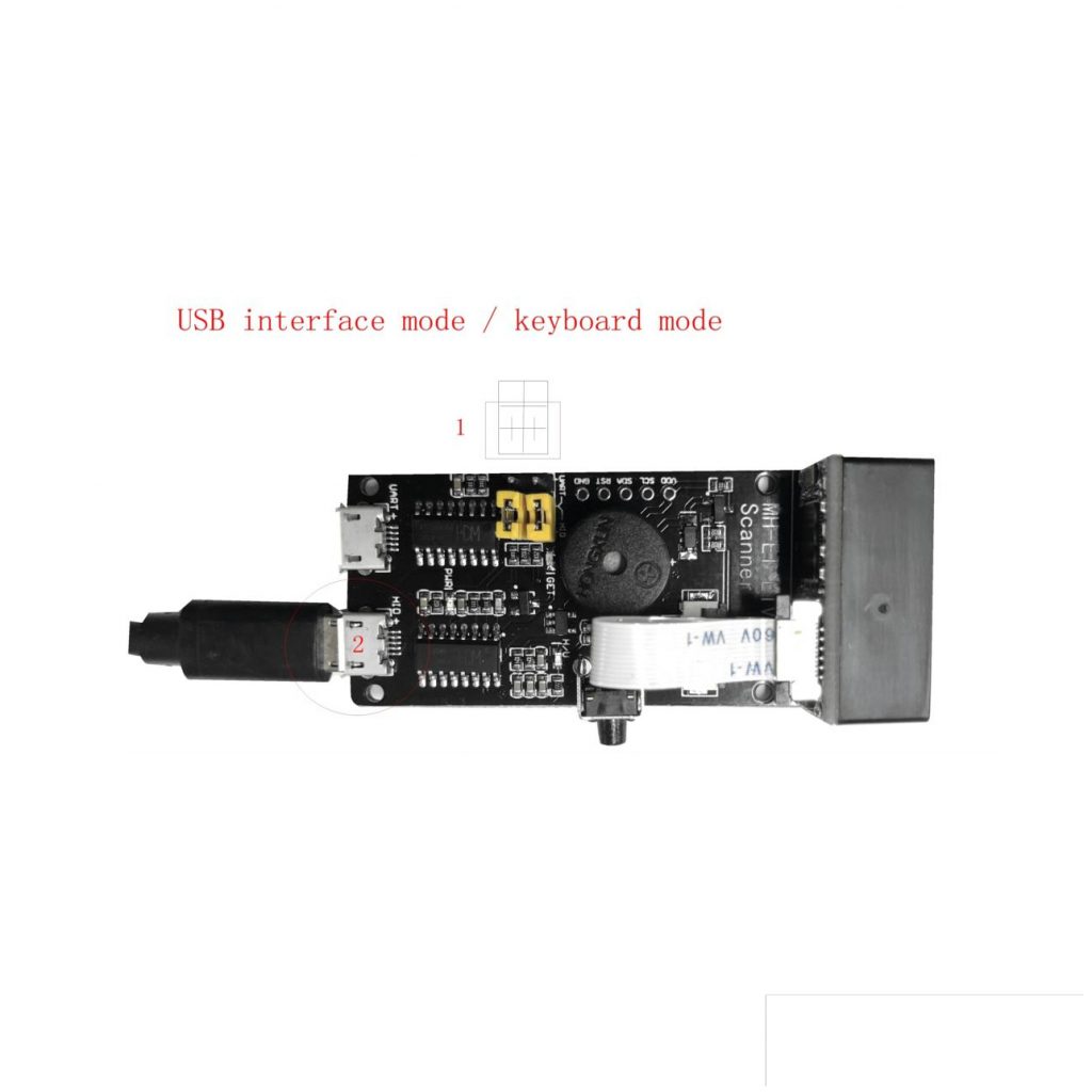 Modulo Escaner QR Codigo Barras V3.0 Usb Uart Hmi 1d 2d - yorobotics