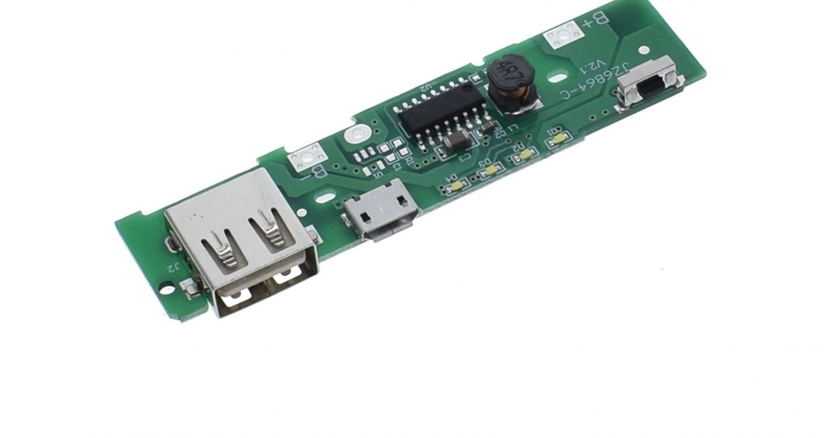 Powerbank Cargador Bateria 1S 1 Celda 5V 1A JZ6864-c 18650 - yorobotics