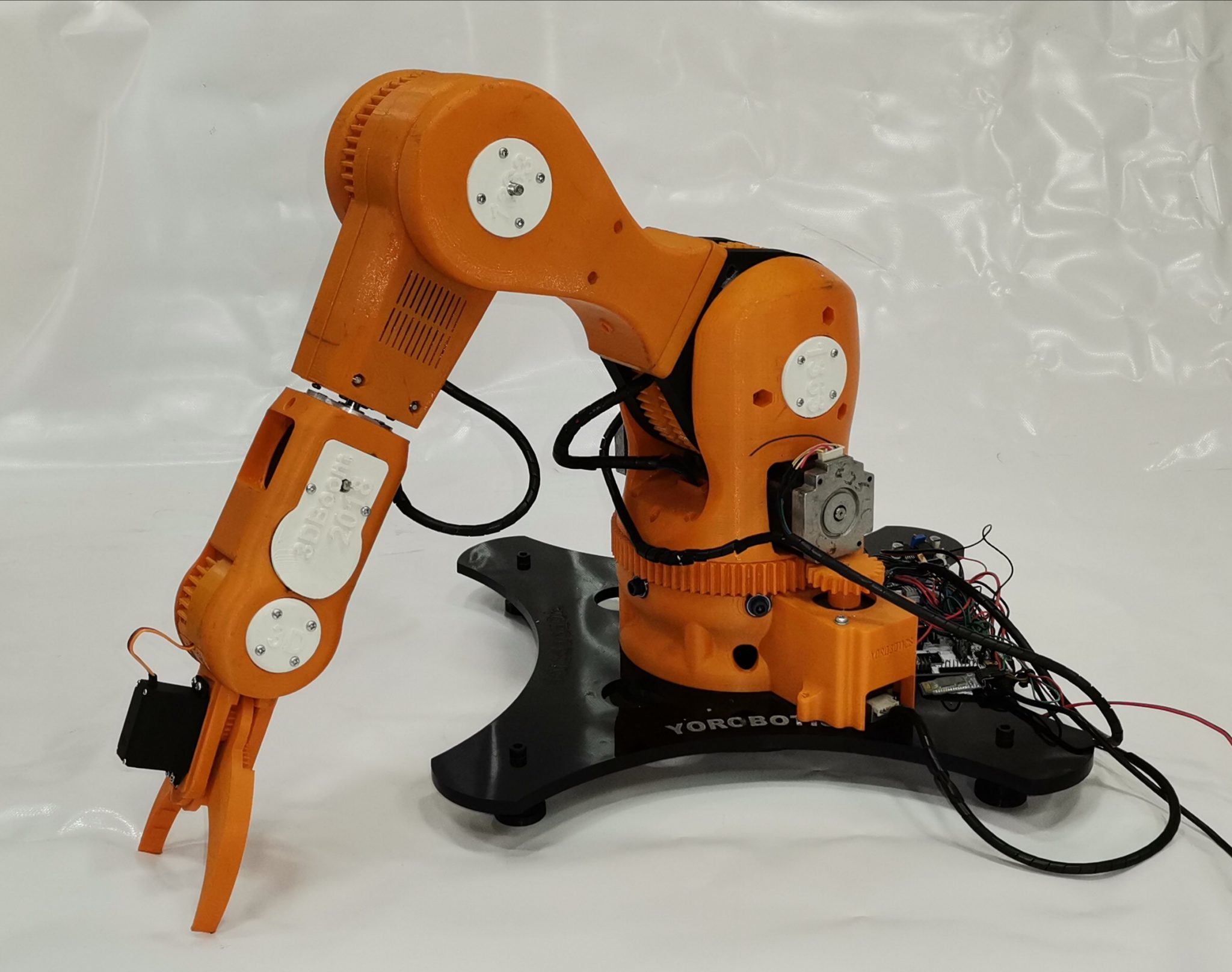 Brazo Robotico Plastico PLA 6 Dof Grados Libertad Sirius Motores Paso ...