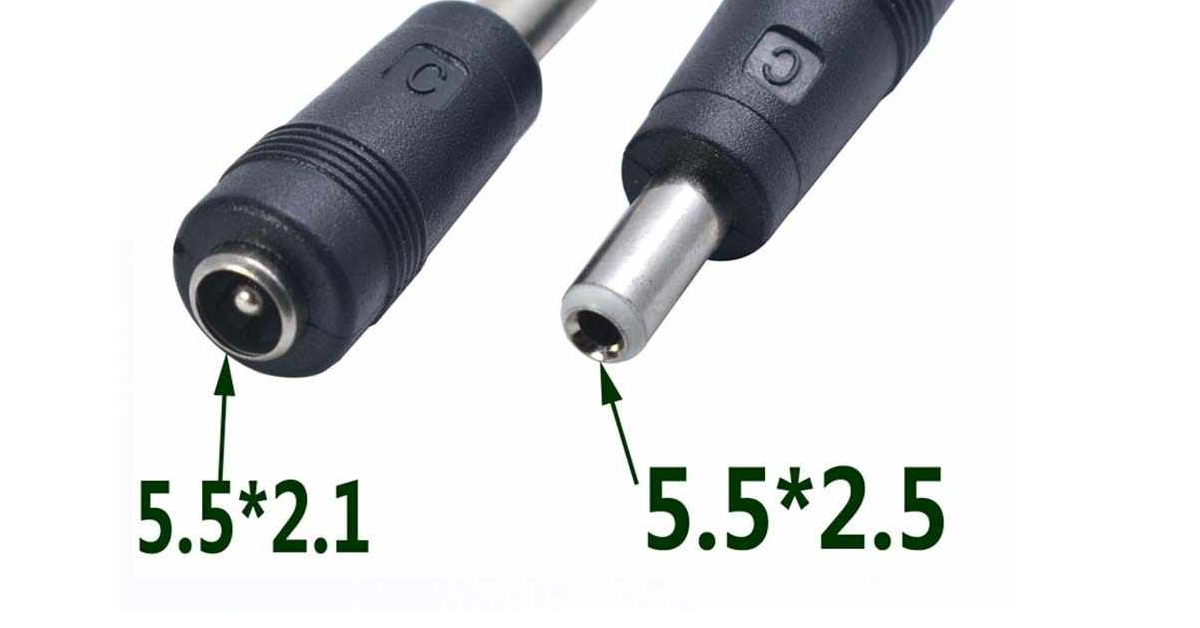 Conector Adaptador 5.5×2.1mm a 5.5×2.5mm Jack Plug Macho - yorobotics