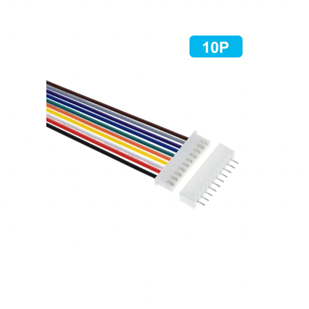 Conectores Jst Macho-hembra Xh2.54 Xh 2.54mm 10 Pines 20cm - yorobotics