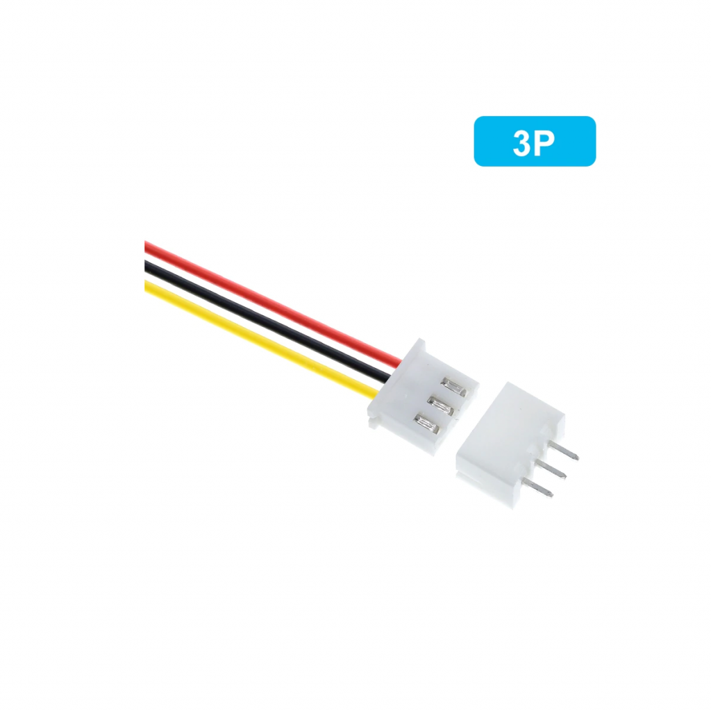 Conectores Jst Macho-hembra Xh2.54 Xh 2.54mm 3 Pines 20cm - yorobotics