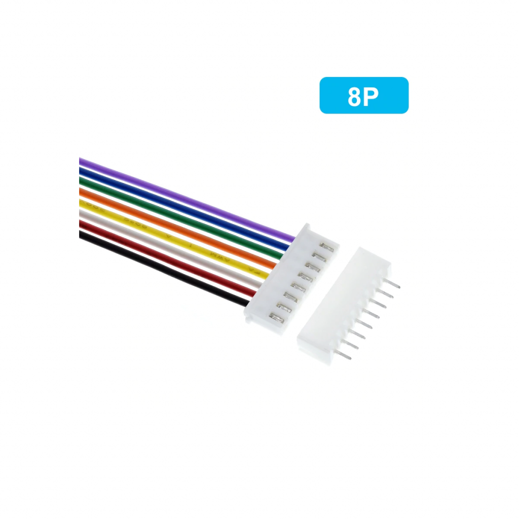 Conectores Jst Macho-hembra Xh2.54 Xh 2.54mm 8 Pines 20cm - yorobotics