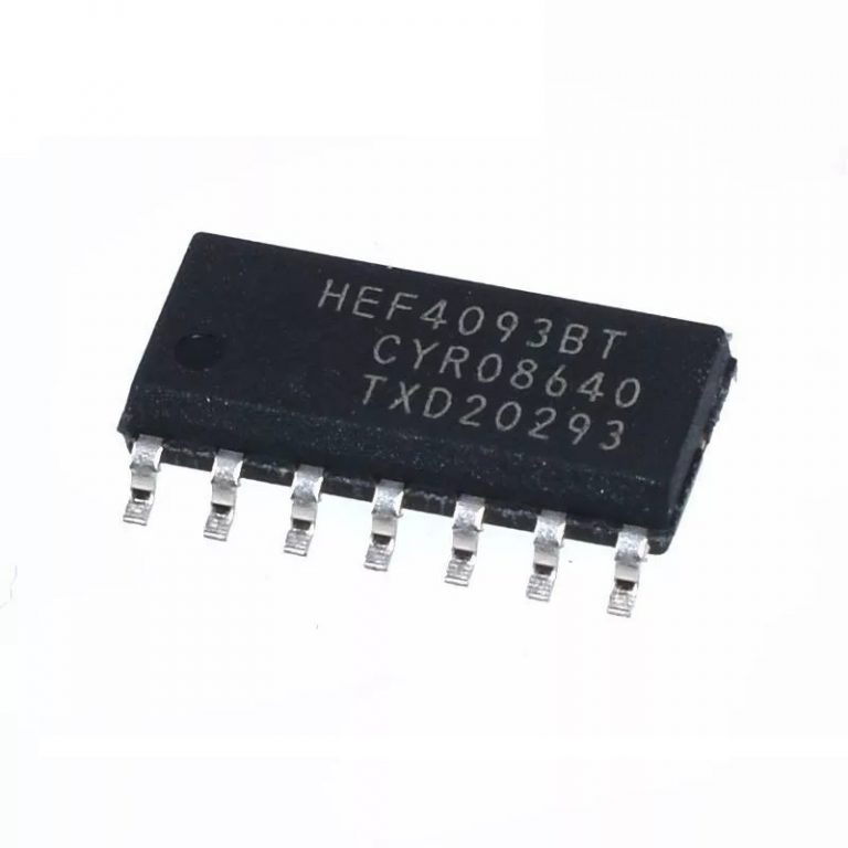 Compuerta Nand Cuadruple Dos Entradas HEF4093BT smd - yorobotics