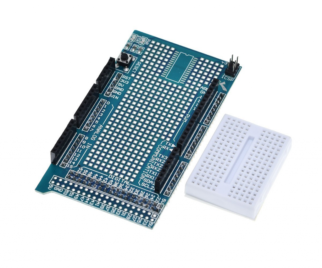 Protoshield Expansion Protoboard Para Arduino Mega - yorobotics