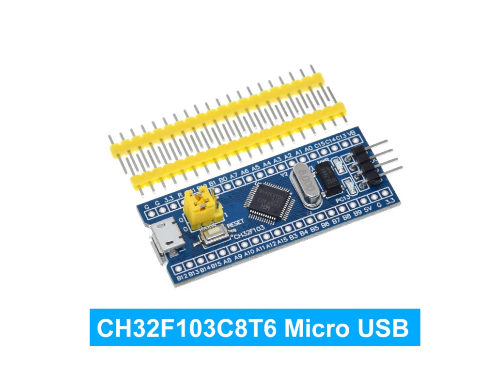 Tarjeta Desarrollo 2 Puertos Microusb CH32F103C8T6 Compatible Con STM32F103C8T6 32 Bit - yorobotics