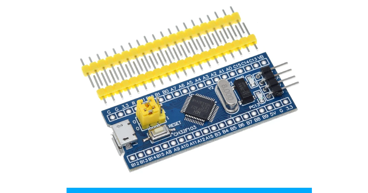 Tarjeta Desarrollo 2 Puertos Microusb CH32F103C8T6 Compatible Con STM32F103C8T6 32 Bit - yorobotics