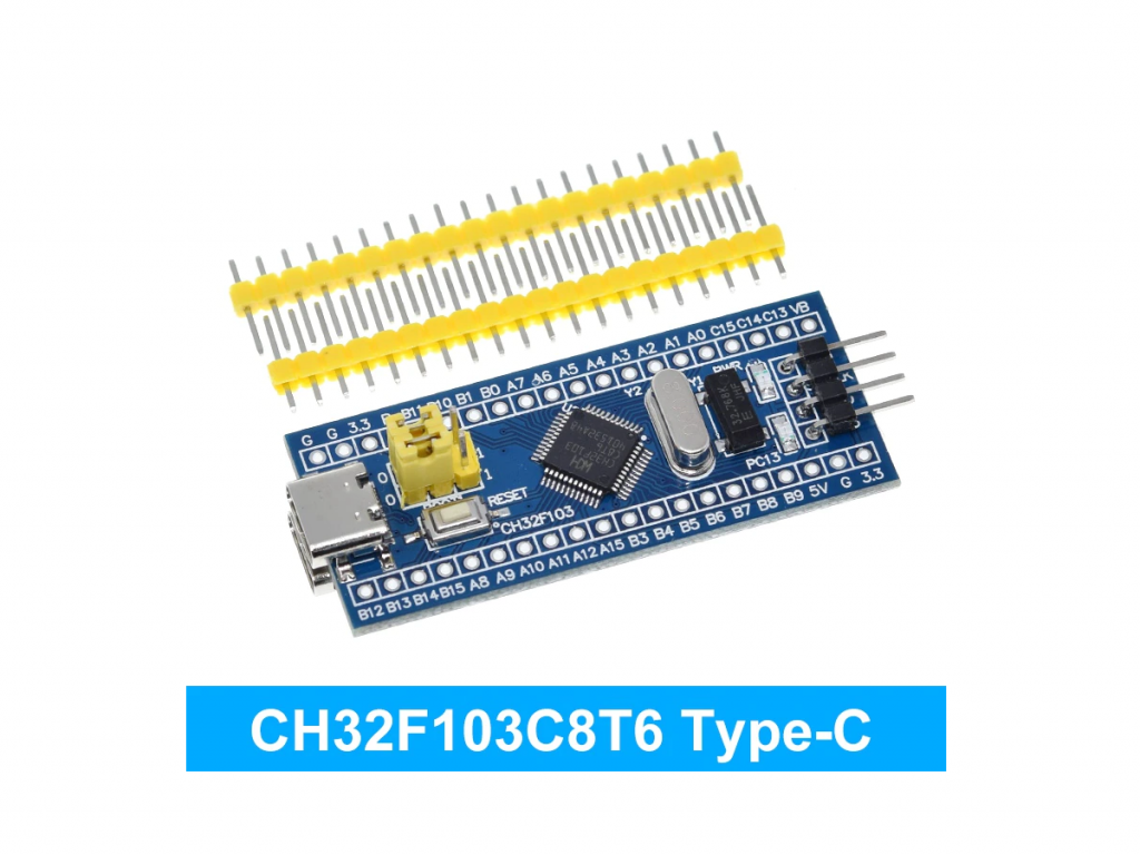 Tarjeta Desarrollo 2 Puertos Tipo C CH32F103C8T6 Compatible Con STM32F103C8T6 32 Bit - yorobotics