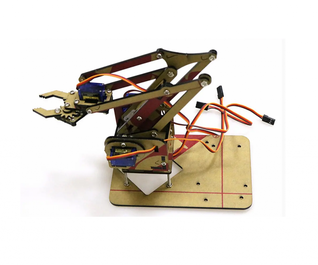 Chasis Brazo Robotico 4 Dof Arduino Acrilico Sin Servos - yorobotics Chasis Brazo Robotico 4 Dof Arduino Acrilico Sin Servos - yorobotics