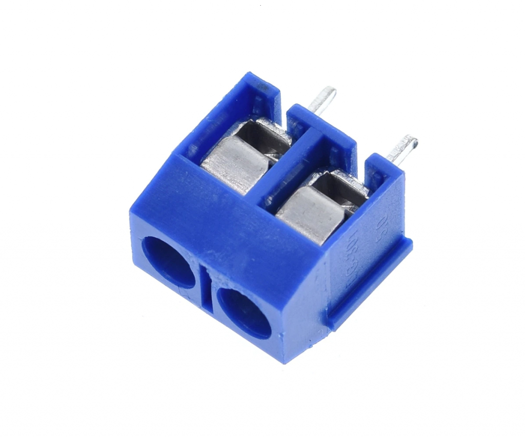 Bornera Conector Terminal Block KF-301 DG-301 2P 2 Pines 5.08mm Azul ...