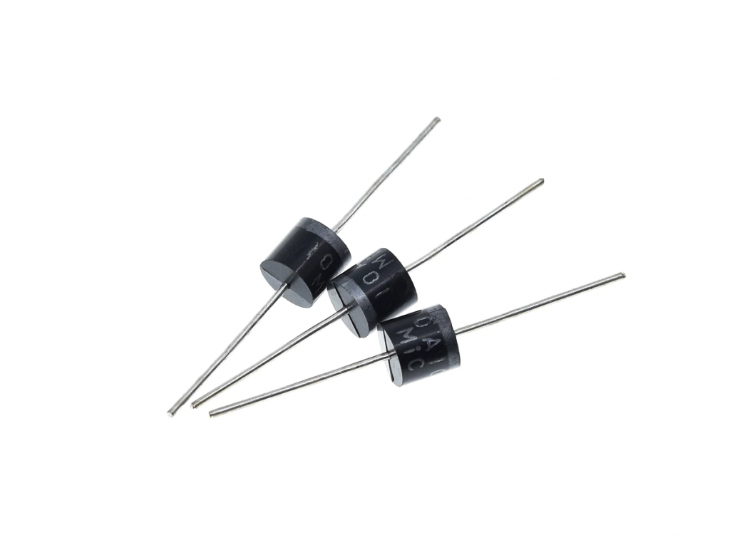 Diodo Rectificador 10A10 R-6 DIP 1000V 10A x 5 Unidades - yorobotics