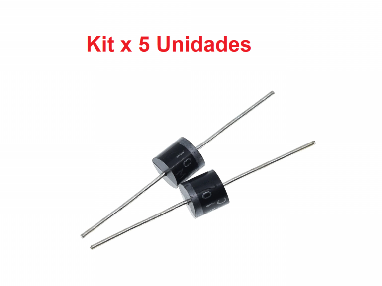 Diodo Rectificador 10A10 R-6 DIP 1000V 10A x 5 Unidades - yorobotics