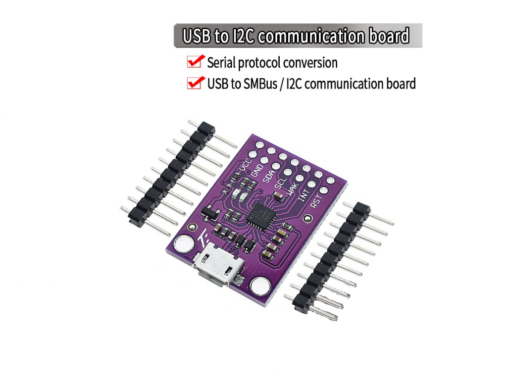 Conversor Usb a I2C CP2112 Smbus Analisis Baterias Laptop - yorobotics