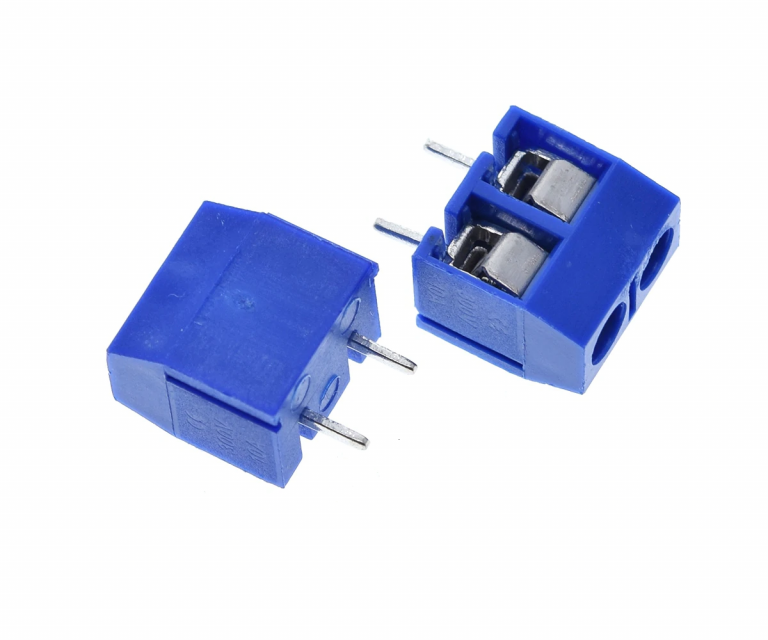 Bornera Conector Terminal Block KF-301 DG-301 2P 2 Pines 5.08mm Azul ...