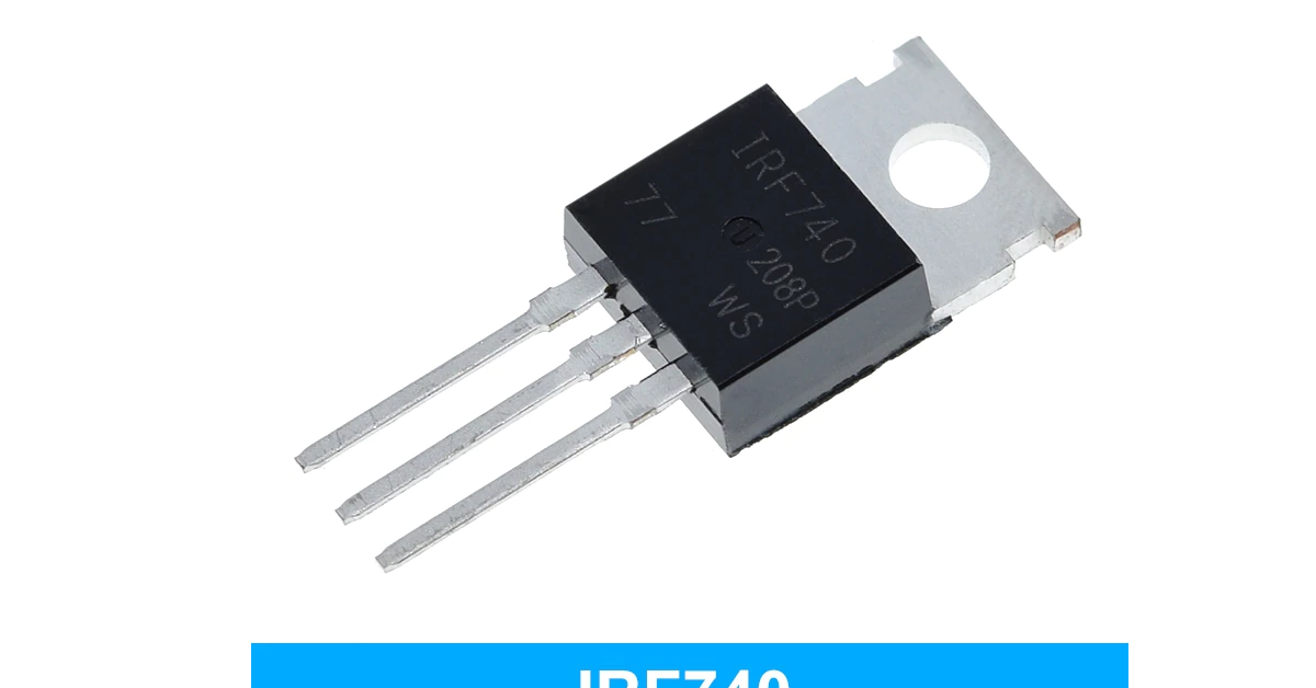 Transistor Mosfet Potencia IRF740 400V 10A TO-220 Canal N - yorobotics