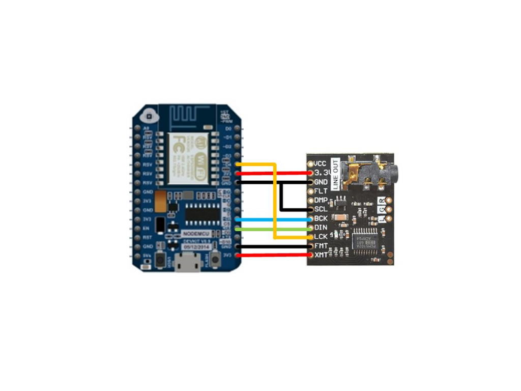 Modulo PCM5102A Decodificador Stereo Audio Digital Esp32 - yorobotics