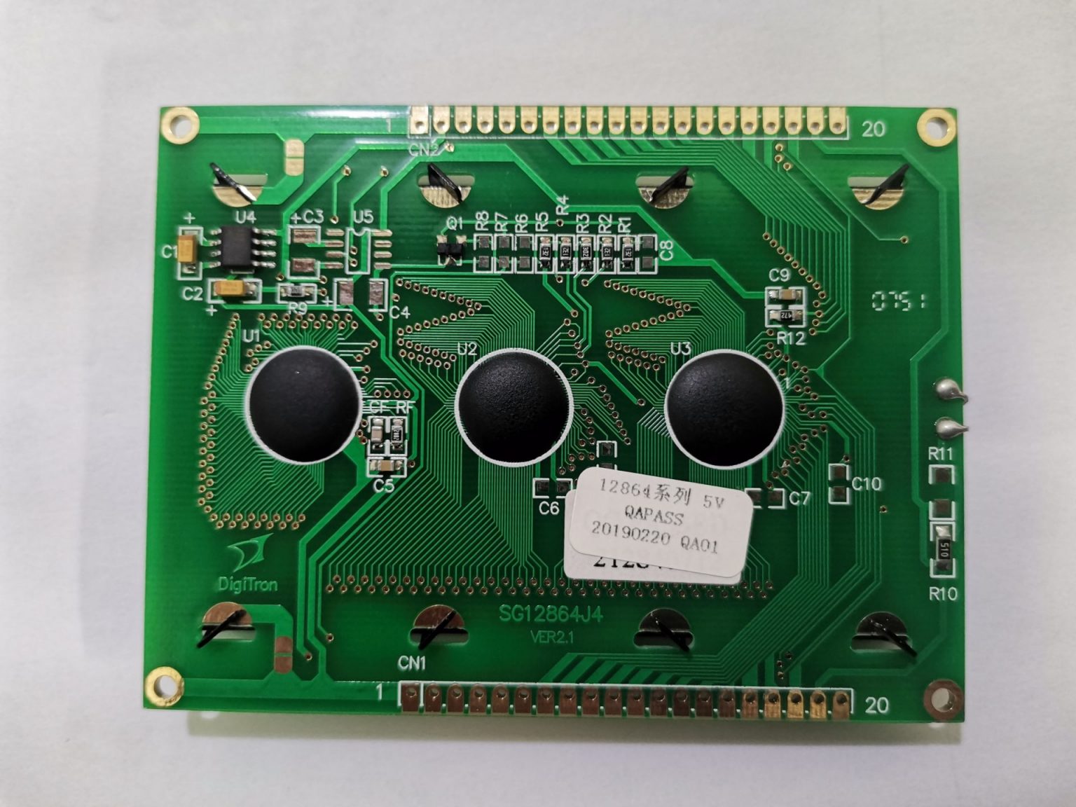 Pantalla Lcd Display Azul 12864 128×64 Sg12864j4 Liq12864 Yorobotics