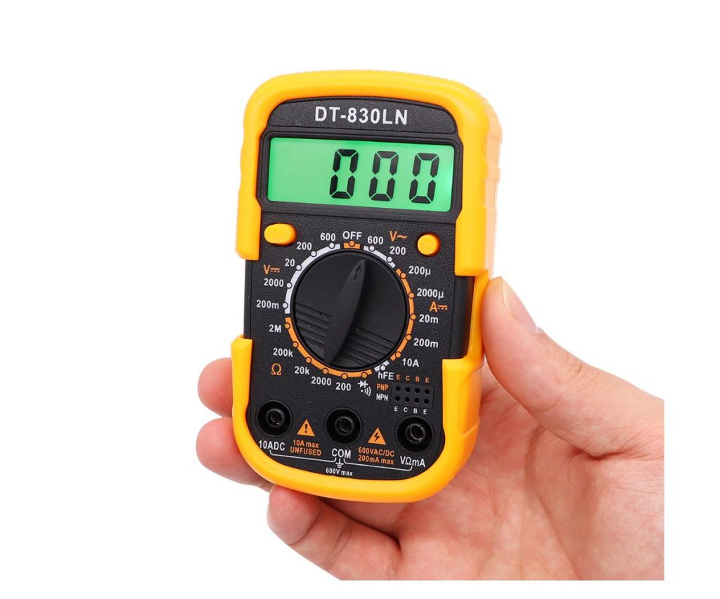 Multimetro Mini Digital De Bolsillo Tester 830LN DT-830LN - yorobotics