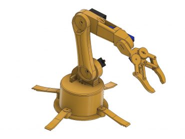 Brazo Robotico Arduino 6 Servos 5 Dof Grados Libertad MG90 - yorobotics