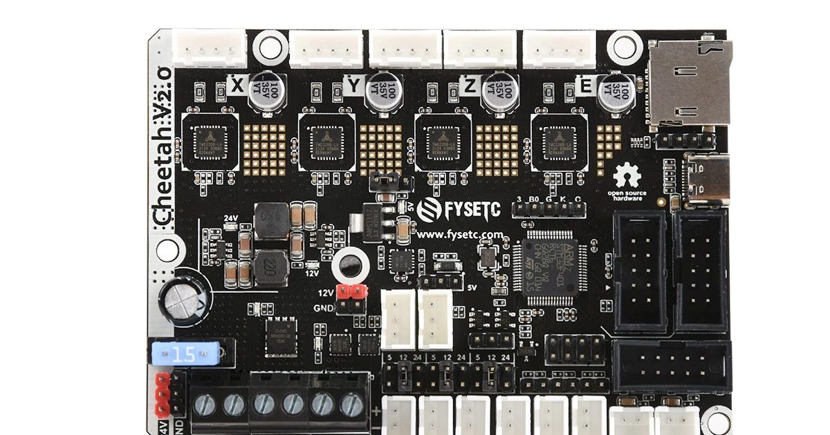 Tarjeta Control Impresora3d Cheetah V2.0 Ender 3 TMC2209 - yorobotics