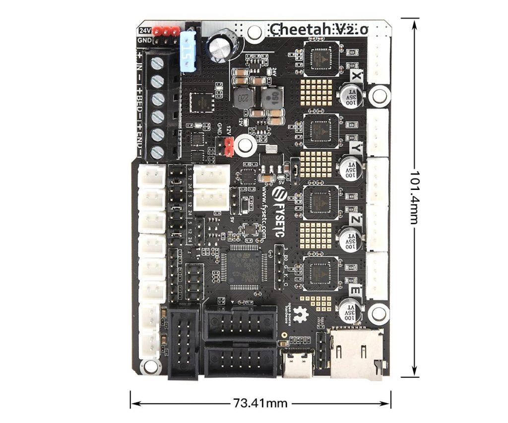 Tarjeta Control Impresora3d Cheetah V2.0 Ender 3 TMC2209 - yorobotics