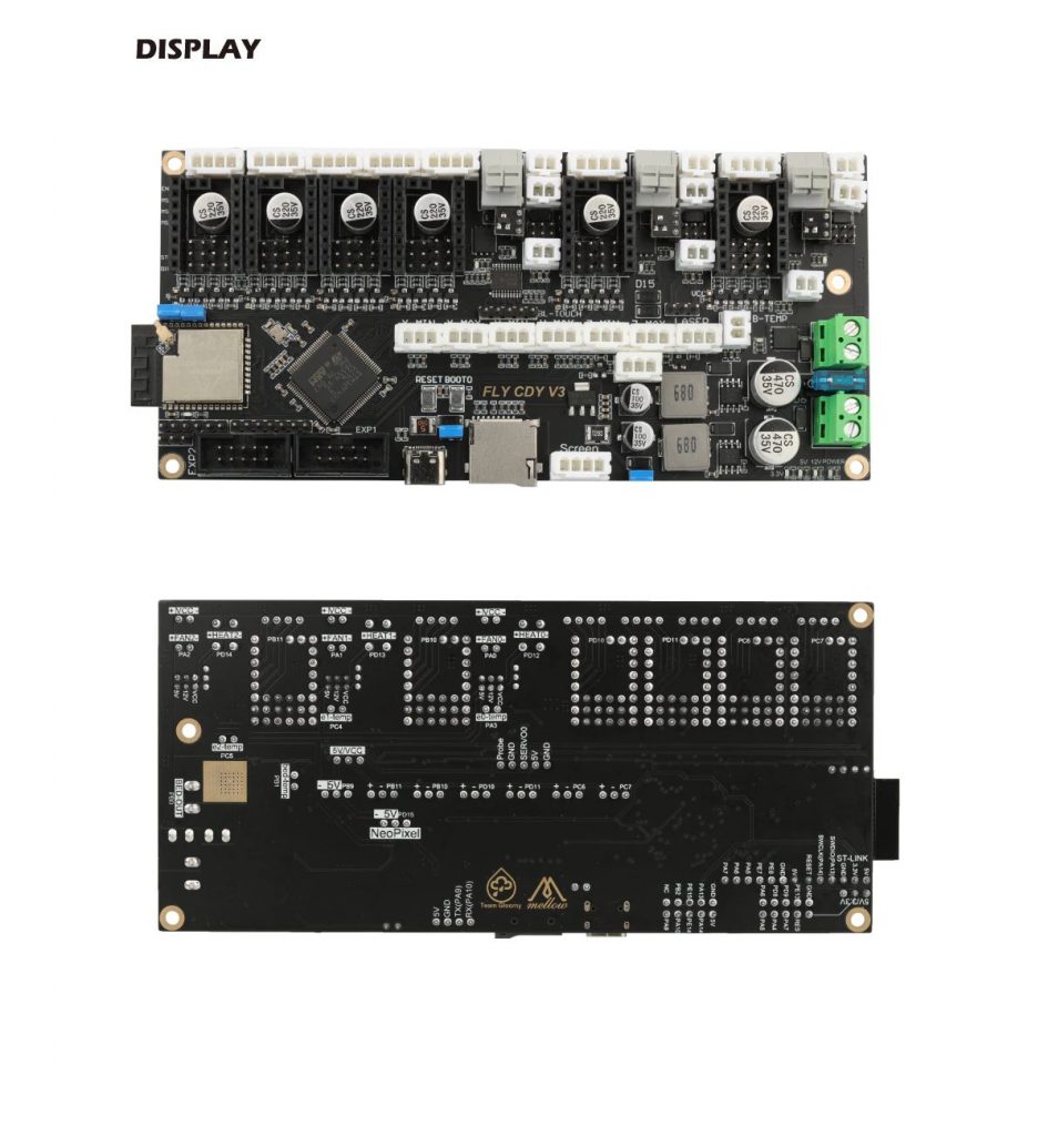 Tarjeta Control Impresora3d Mellow 32bit FLY-CDY V3 WIFI - yorobotics